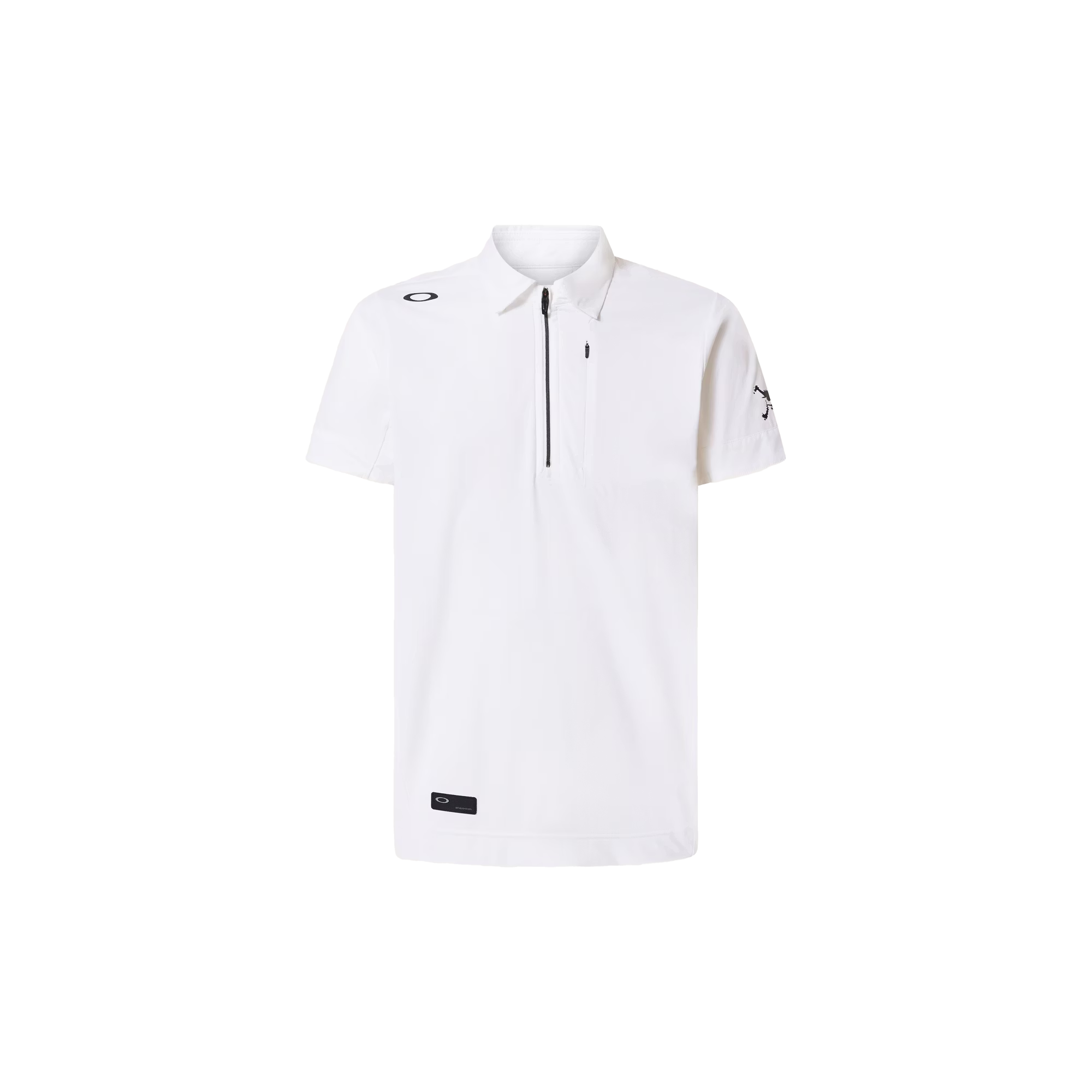 Oakley Skull Ideally Hybrid Zip Shirt - White – Bisque Golf