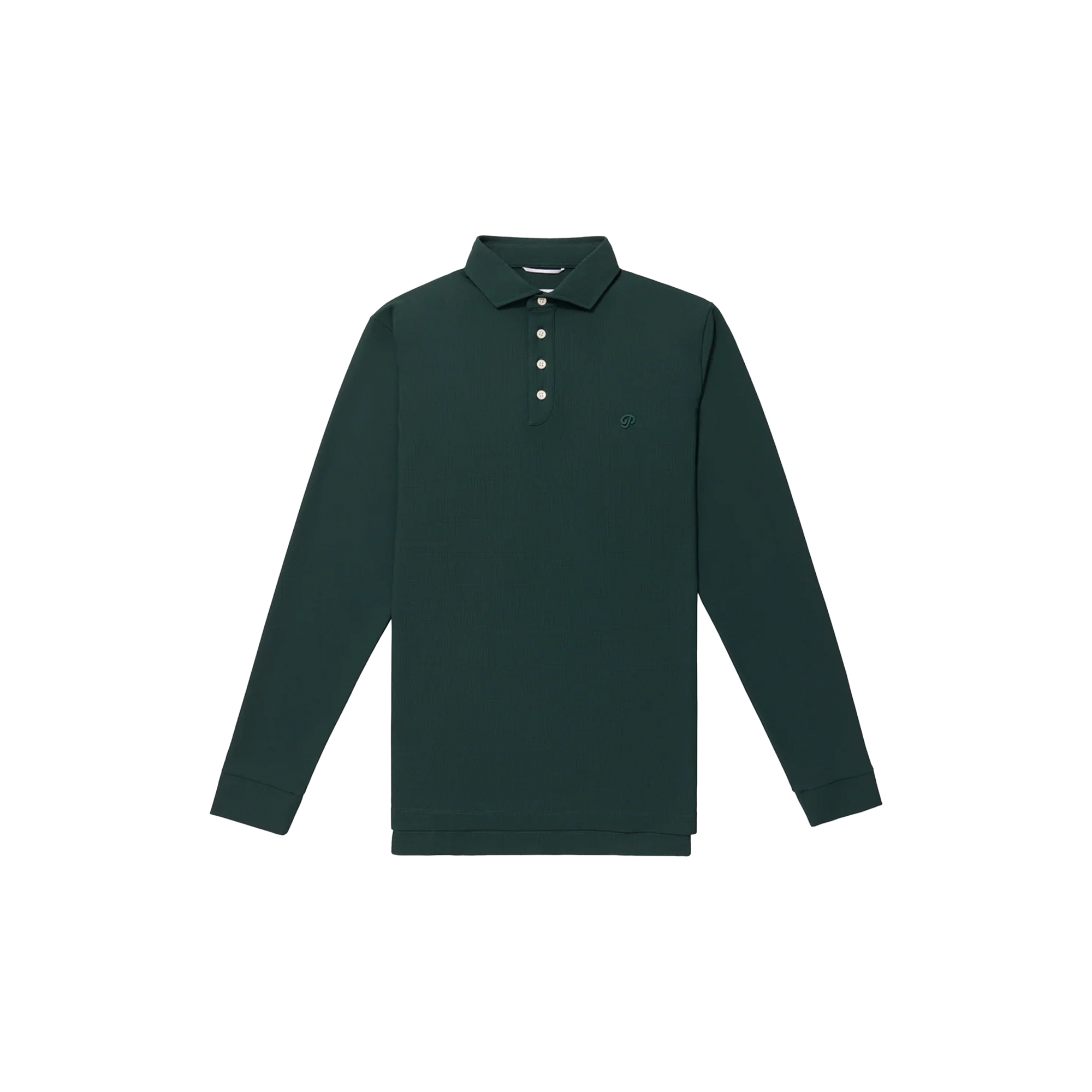 Public Drip Triborough Waffle Knit Polo - Pine Grove – Bisque Golf