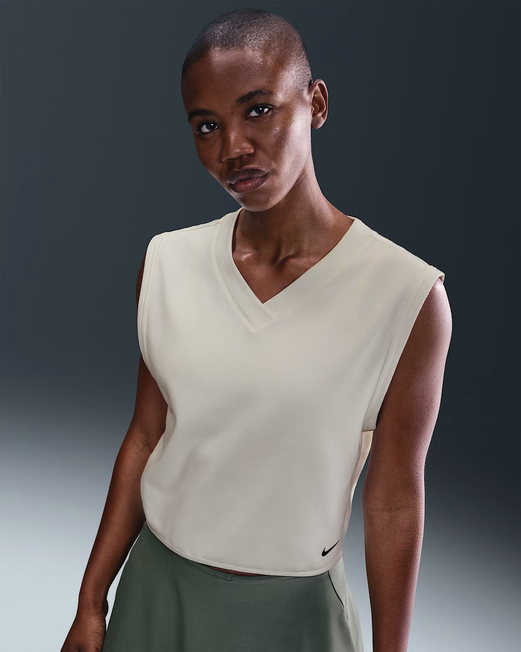 Nike Women's V-Neck Golf Vest – Bisque Golf
